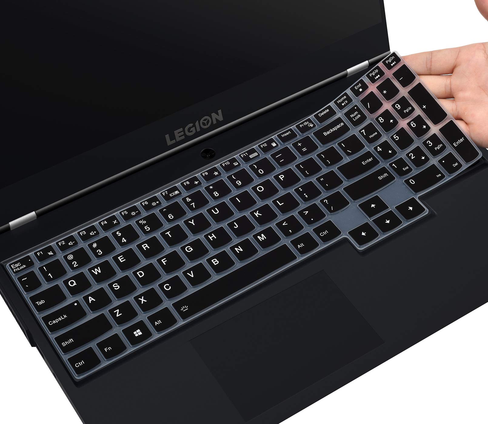 Keyboard Cover for Lenovo Legion Pro 7 7i 16" / Legion 5 5i Pro/Legion 5 5i 5p 5pi 7i 15.6" 17.3" Gaming Laptop/Legion Slim 7 7i 15.6 / IdeaPad 3 3i 15.6 Gaming, LOQ 15.6" 16" Protector -Black