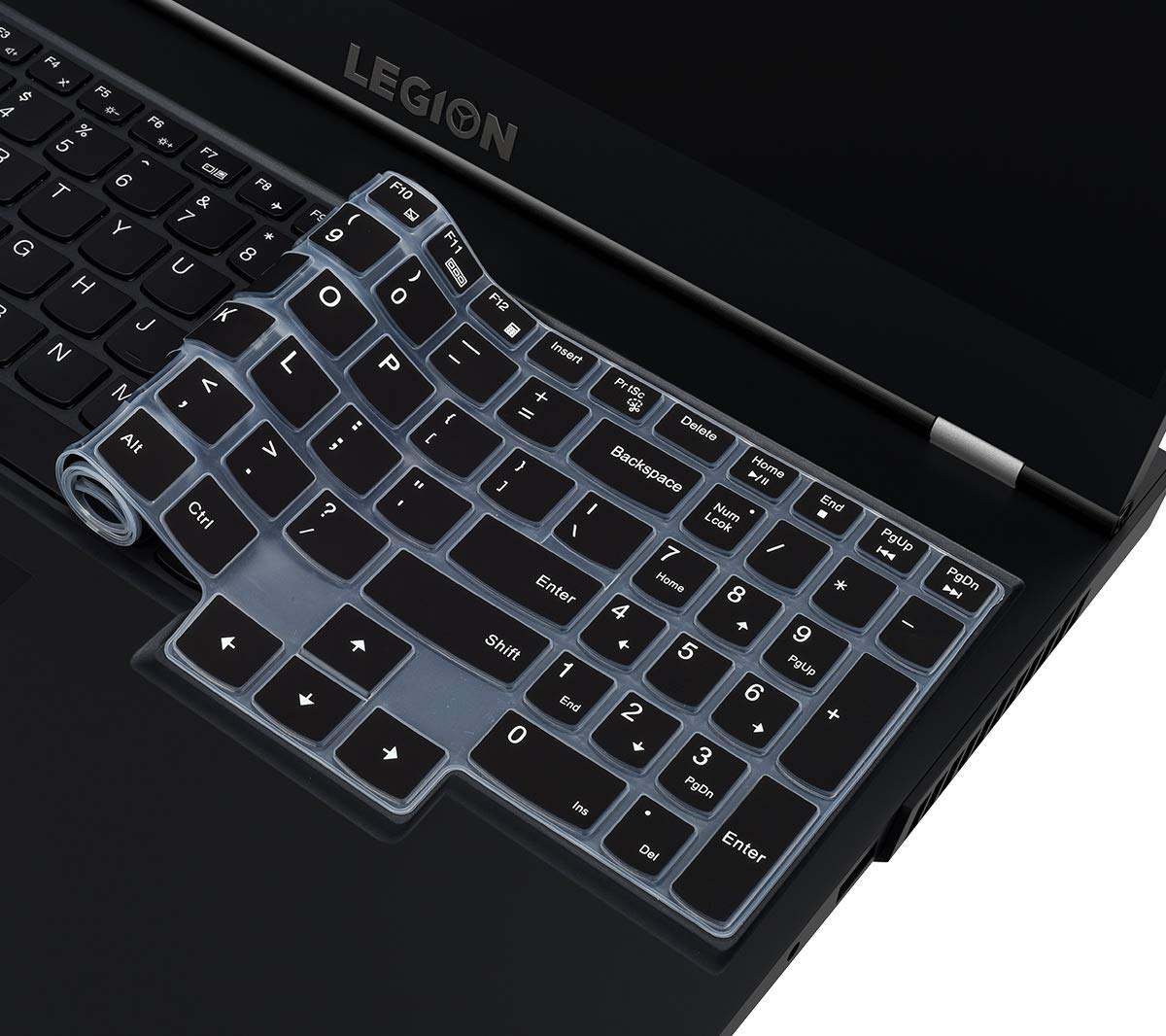 Keyboard Cover for Lenovo Legion Pro 7 7i 16" / Legion 5 5i Pro/Legion 5 5i 5p 5pi 7i 15.6" 17.3" Gaming Laptop/Legion Slim 7 7i 15.6 / IdeaPad 3 3i 15.6 Gaming, LOQ 15.6" 16" Protector -Black