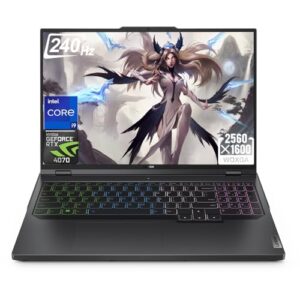 lenovo legion pro 5i gaming laptop 2023 newest, 16" wqxga 240hz display, intel core i9-13900hx processor, nvidia geforce rtx 4070, 32gb ddr5 ram, 1tb ssd, backlit keyboard, wifi6, windows 11 home