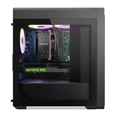 Lenovo Legion T5 Tower Gaming Desktop Computer - AMD Ryzen 5 7600 6-Core up to 5.10 GHz Processor, 16GB DDR5 RAM, 512GB NVMe SSD,GeForce RTX 3070 Ti 8GB GDDR6X, Windows 11 Pro