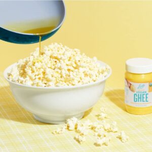 Livlo Organic Vegan Ghee - Plant Based Butter - No Refrigeration Necessary - Dairy Free, Soy Free, Gluten Free Substitute to Ghee and Butter - 14 oz.