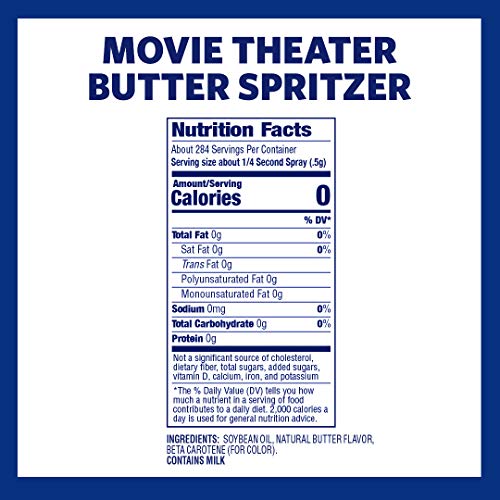 Kernel Season's Movie Theater Butter Spritzer, 5oz Bottles, Butter, 5 Ounce (Pack of 6)