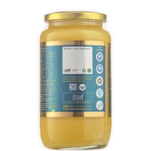 GirOrganic Grass Fed A2 Ghee| Clarified Butter (32 Oz) - Unsalted Gir Cow Ghee Butter - Organic Ghee Oil - Pasture Raised, Lactose-Free 32 Oz