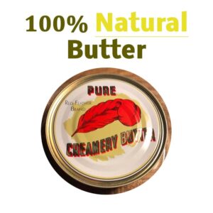 Red Feather Creamery Canned Butter A real butter from new Zealand-100% pure no artificial colors or flavors-Great for Hurricane Preparedness Emergency Survival Earthquake Kit-(24 Cans/Full Case)