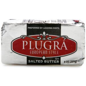 plugra european style salted butter, 8 ounce (pack of 12)