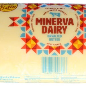 Minerva Dairy Butter Roll Amish Unsalted, 2 lb