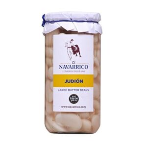 brindisa navarrico large butter beans - 660g (1.46lbs)