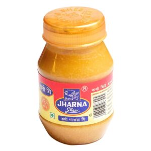 jharna pure ghee 100g (3.6 ounce) premium quality original grass-fed clarified butter, farmed with organic cow milk, contains no artificial color, natural and flavorful aromatic delight from the iconic brand of india