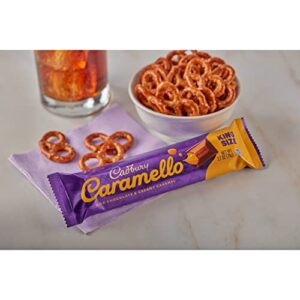 CADBURY CARAMELLO Milk Chocolate Caramel King Size, Candy Bars, 2.7 oz (18 Count)