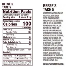 ReesesTake 5 Snack Size Chocolate Candy Bars - Peanut Butter, Pretzel, Nugget, and Caramel Milk Chocolate Fun Size Candy - 65 Individually Wrapped Pieces - 3lb Bulk Party Pack