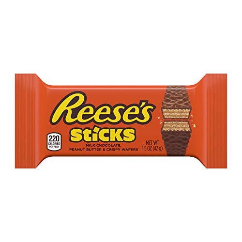 REESE'S Peanut Butter Candy Sticks, 1.5 Ounce (Pack of 20)