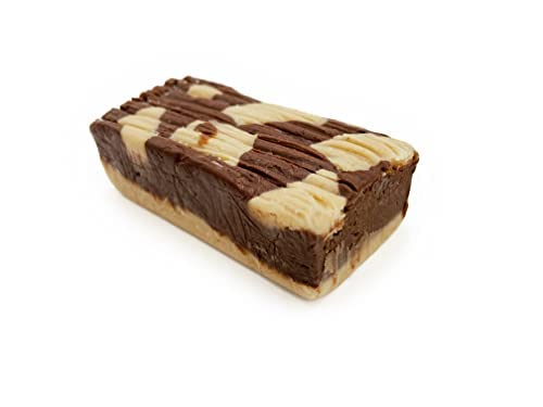 Uncle Butch's Fudge - Creamy and Smooth Candy Bar Box Made with Butterfinger, M&Ms, & Peanut Butter Chocolate - Decadent and Delicious Handcrafted Fudge Gift Box (24oz total)