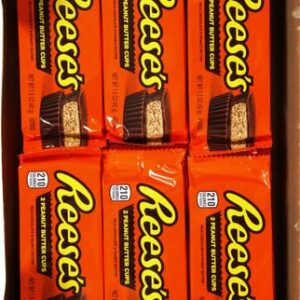 REESE'S Milk Chocolate Peanut Butter Cups, Candy Packs, 1.5 oz (36 Count)