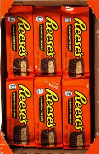 REESE'S Milk Chocolate Peanut Butter Cups, Candy Packs, 1.5 oz (36 Count)