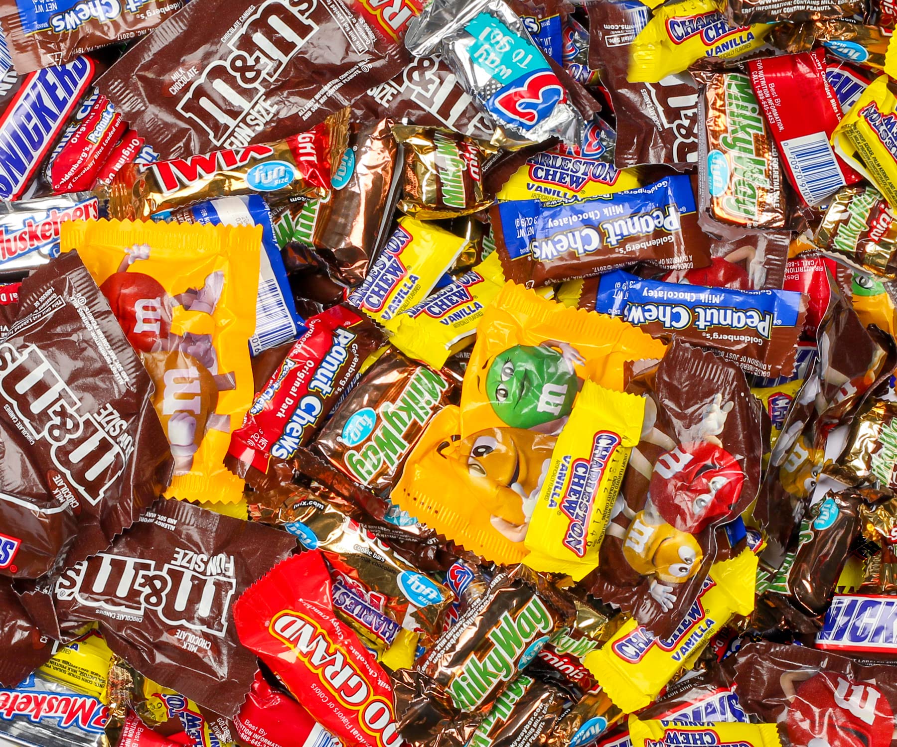 Chocolate Candy Variety Pack - 3.5 Pounds - Chocolate Candy Individually Wrapped for Parade Throws - Fun Size Chocolate Assortment - Pinata Chocolate Candy Mix