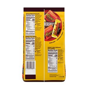 HERSHEY'S and REESE'S Assorted Chocolate Flavored Snack Size, Candy Party Pack, 31.5 oz