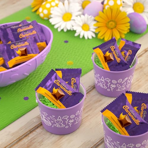 CADBURY CARAMELLO Miniatures Milk Chocolate Caramel, Easter Candy Share Pack, 8 oz