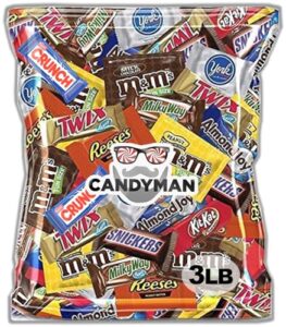 candyman ultimate gift bundle with 10 pounds chocolate candy variety pack including individually wrapped usa favorites