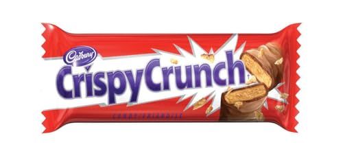 Cadbury Crispy Crunch Mini Chocolate Bars 10 Snack Size, 115g/4oz, 5-Pack{Imported from Canada}