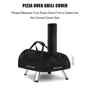 Ooni Karu 16 Pizza Oven Cover Bag, Durable Waterproof Multi-Fuel Pizza Oven Cover for Outdoor Accessories Compatible with Ooni Karu 16 Pizza Oven (Black)