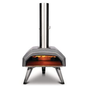 ooni karu 12 multi-fuel outdoor pizza oven – portable wood and gas fired pizza oven with pizza stone, outdoor ooni pizza oven - woodfired & stonebaked pizza maker, countertop dual fuel pizza oven