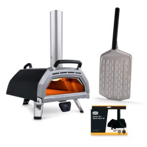 offer - save on ooni karu 16 cover and ooni 14" perforated peel with ooni karu 16 mult-fuel pizza oven – cook in the backyard and beyond with this outdoor kitchen pizza making oven bundle