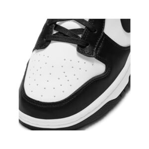 Nike Dunk Low Retro Men's Basketball Shoes, White Black White, 8 US