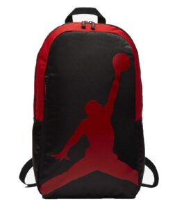 nike air jordan backpack iso pack (black/gym red)