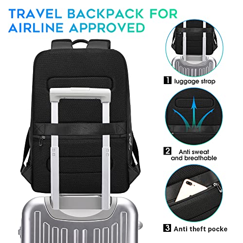 BANGE Business Commute Backpack Waterproof fit 15.6 Inch Commute backpack,Travel Durable Backpack