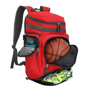 goloni basketball backpack,basketball bag with ball compartment & shoe compartment,gym backpack for men,basketball bag backpack fit soccer,volleyball,basketball