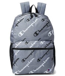 champion youthquake backpack grey/black one size