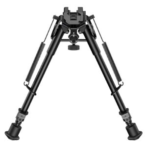 cvlife picatinny bipod, 9-13 inches rifle bipod, bipod for rifle with solid sling adapter base