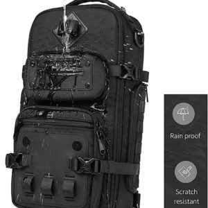 OZUKO Multipurpose Sling Bag for Men, Large Capacity Sling Backpack Waterproof EDC Chest Backpack(Black)