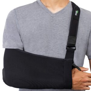 think ergo arm sling sport adult - lightweight, medical sling arm, shoulder & rotator cuff support