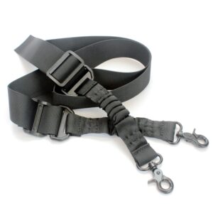 armstac two point rifle sling mx-2 2-point battle gun shoulder strap with steel clip + lfetime warranty