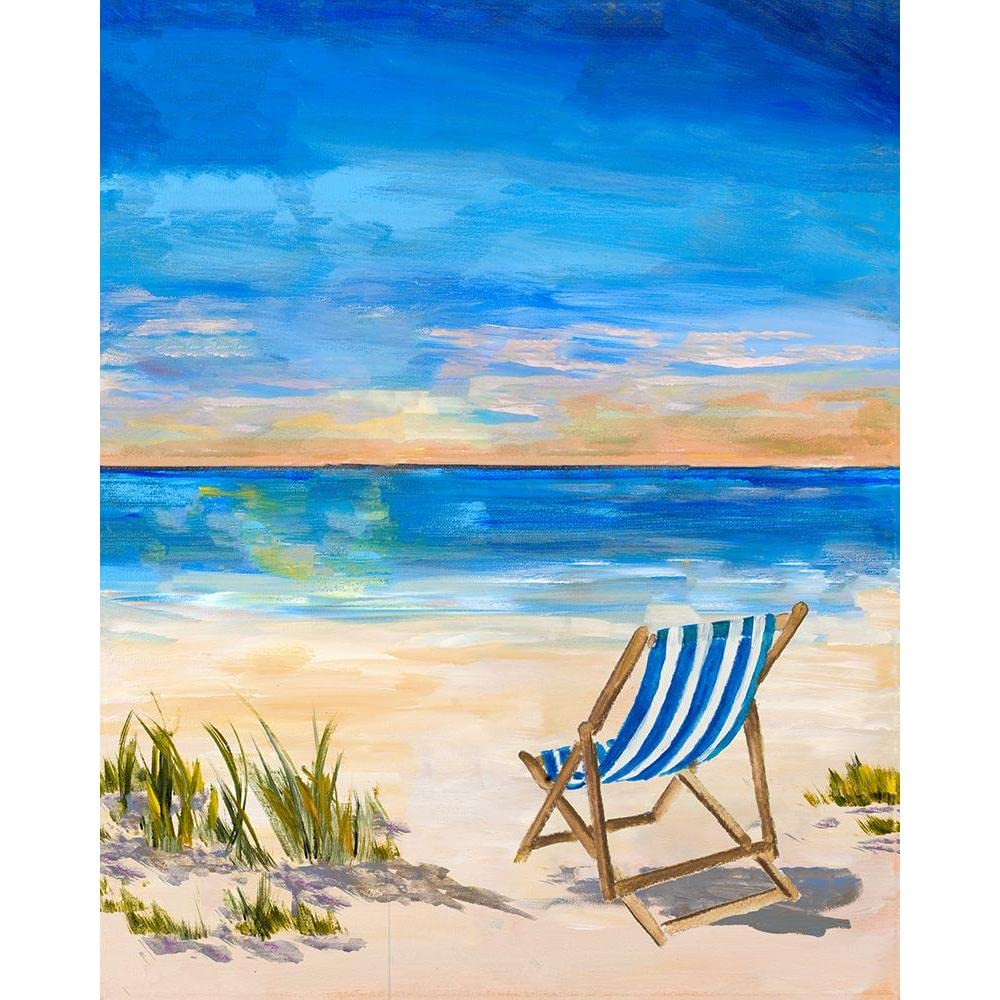 ArtDirect - DeRice, Julie 15x18 Black Modern Framed Art Print Titled: Sling Back Summer II