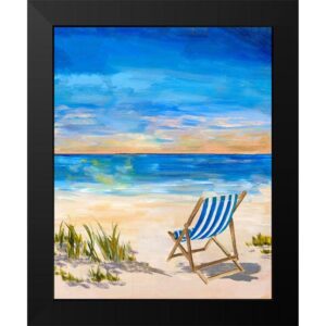 ArtDirect - DeRice, Julie 15x18 Black Modern Framed Art Print Titled: Sling Back Summer II