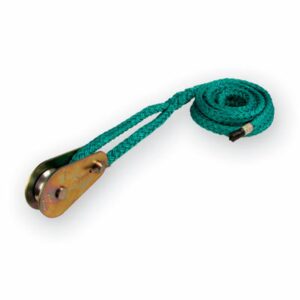 rope logic 2-ton cmi steel block & 3/4" x 12' tenex sling combo,green