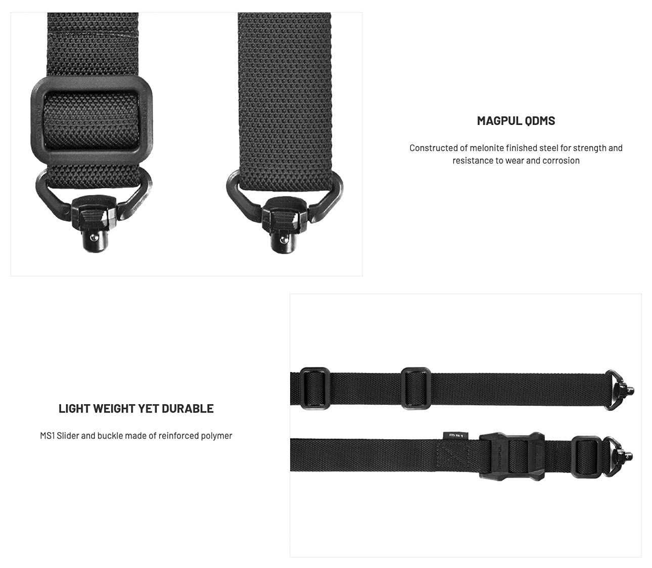 Magpul MS1 QDM Two Point Rifle Sling, Coyote