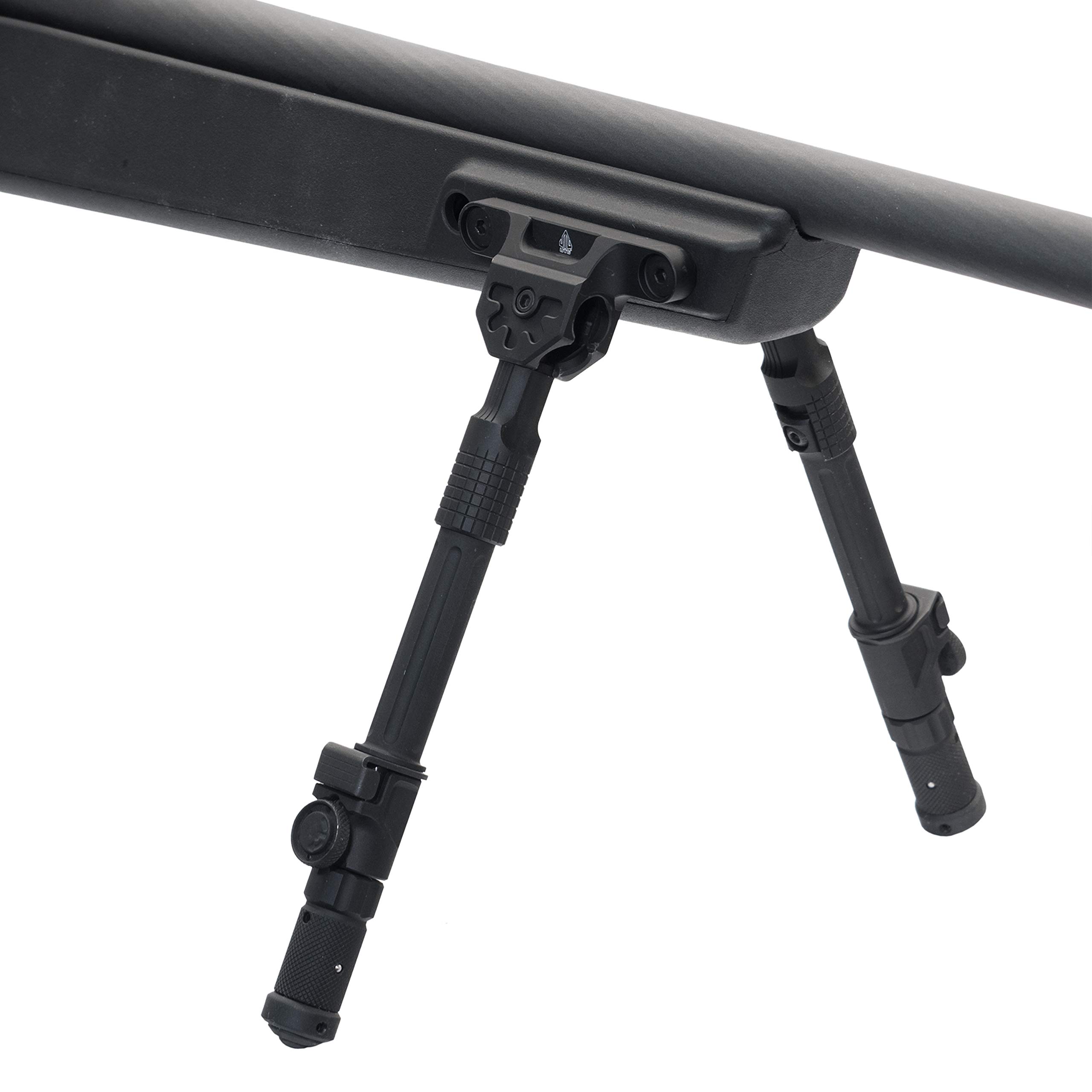 UTG Recon Flex II M-LOK® Bipod, Matte Black, Cent. 7"-9"