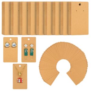 ovsor 350pcs earring display cards - 3.5 x 1.96 inches sturdy earring cards for earrings necklace jewelry displaying