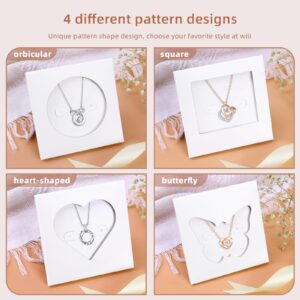 batifine Jewelry Display Card, Necklace Earring Bracelet Pendant card Jewelry Packaging gift boxes(50PCS)