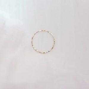 Hand Made Hammered 14K Gold Filled Texture Tiny Hoop Earring Nose Ring Cartilage Huggie Helix Piercing Septum Tragus Sleepers Women Men Teenagers 925 Sterling Silver 14K Rose Gold Fill 22G 20G 24G