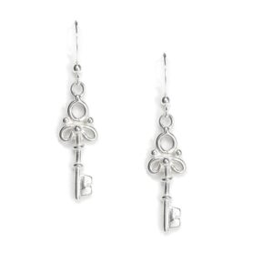 keys to the kingdom earrings sterling silver - gift boxed with story card - made in usa