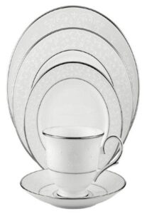 lenox 5-piece place setting opal innocence, white