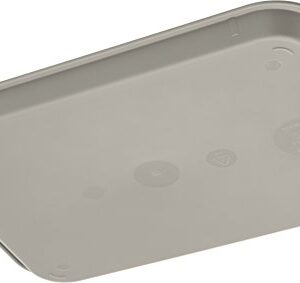 Carlisle FoodService Products CT101423 Cafe Standard Plastic Cafeteria/Fast Food Tray, NSF Certified, BPA Free, 14" Length x 10" Width, Gray (Pack of 24)