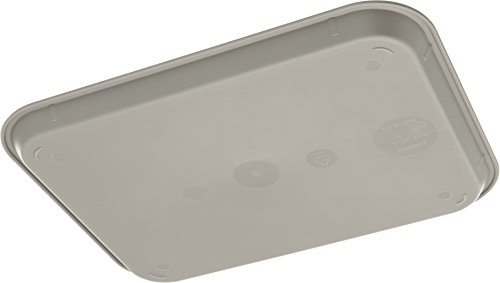 Carlisle FoodService Products CT101423 Cafe Standard Plastic Cafeteria/Fast Food Tray, NSF Certified, BPA Free, 14" Length x 10" Width, Gray (Pack of 24)