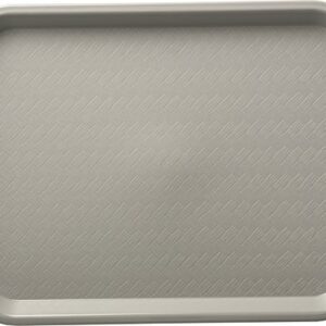 Carlisle FoodService Products CT101423 Cafe Standard Plastic Cafeteria/Fast Food Tray, NSF Certified, BPA Free, 14" Length x 10" Width, Gray (Pack of 24)