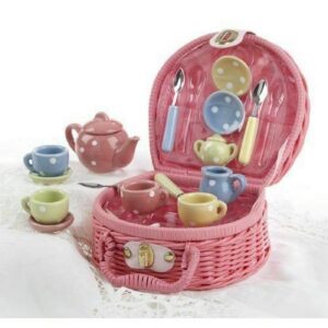 delton products dots tea set for four, small