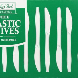 Member's Mark Plastic Knives, Heavyweight, White (600 ct.)